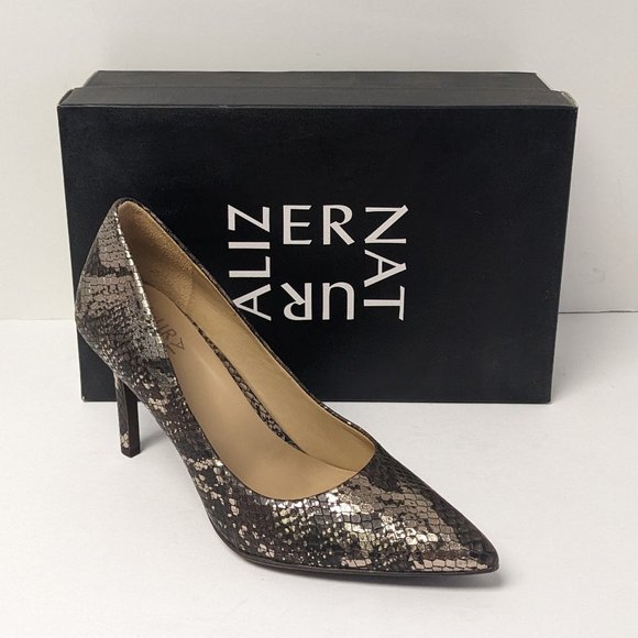 Naturalizer | Shoes | Naturalizer Anna Pumps Brown Snake Womens | Poshmark